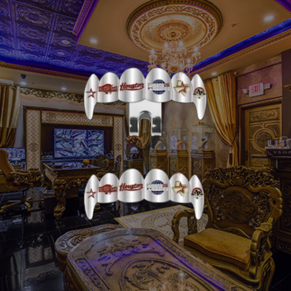 Houston Astros Open Star Logo Teeth Grill – deadstocksociety